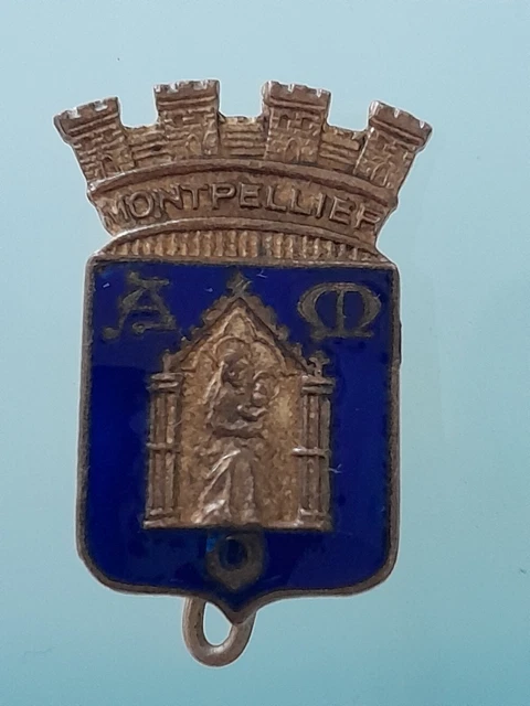 ANCIENNE INSIGNE BROCHE. Blason Ville Montpellier. EUR 9,00 - PicClick FR