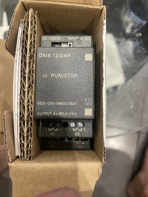 SIEMENS LOGO! DM8 12/24R Erweiterungsmodul (6ED1055-1MB00-0BA1) EUR 38,00 - PicClick DE