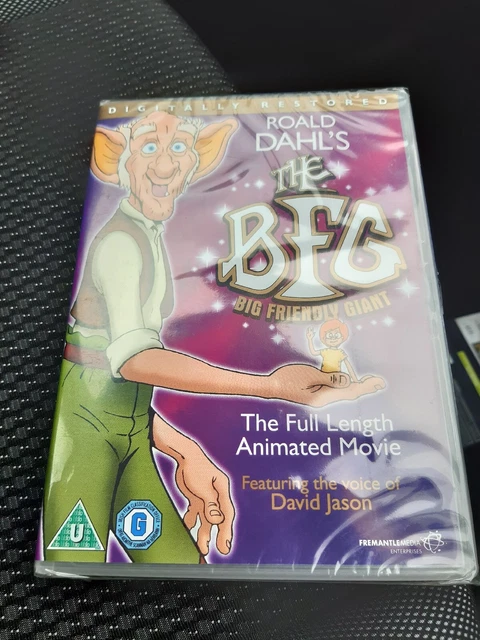 ROALD DAHL'S THE BFG Big Friendly Giant DVD Original Animated Version ...