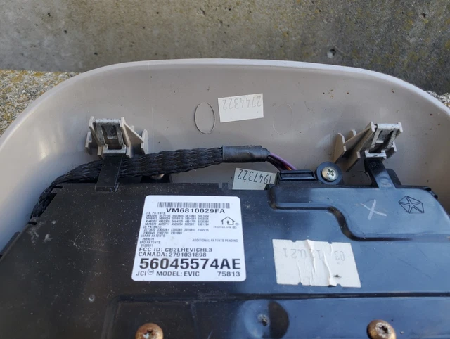 2002-2005 DODGE RAM Overhead Console Dome Light Map Lights Digital ...