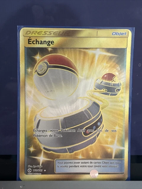 CARTE POKÉMON 160/149 Échange - FULL ART SECRETE SM1 - Soleil et Lune ...