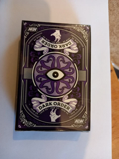 DARK ORDER PLAYING Cards - AEW All Elite Crate Exclusive - Brand New ...