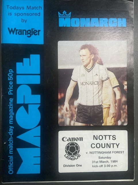 Notts County V Forest FOR SALE! - PicClick UK