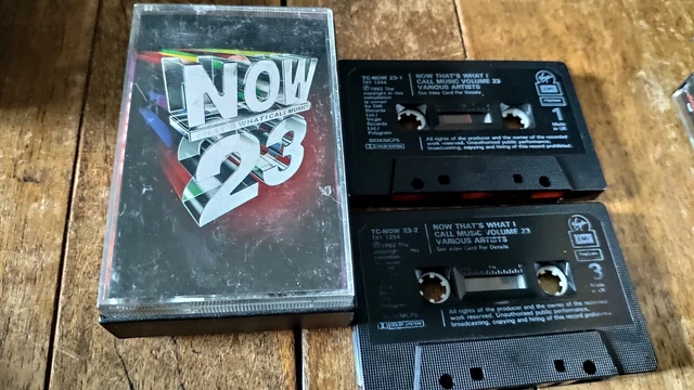 VARIOUS ARTISTS NOW That's What I Call Music 23 Double Cassette Tape ...