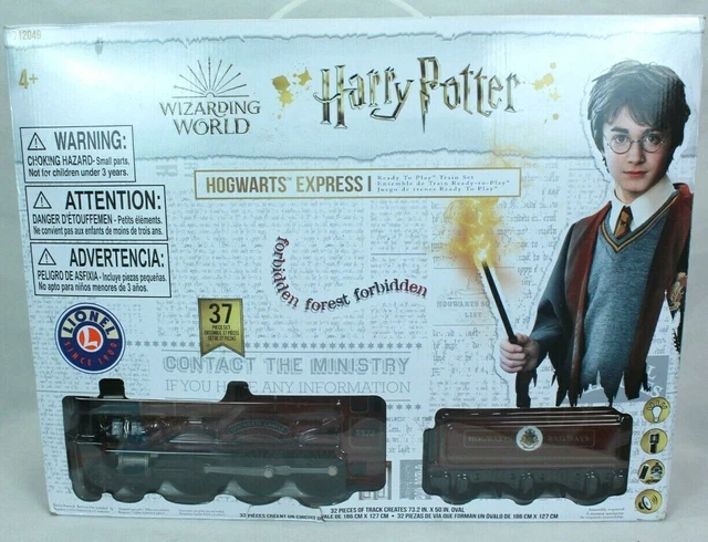 HARRY POTTER HOGWARTS Express 712049 Battery Operated Train 38Pc Set ...