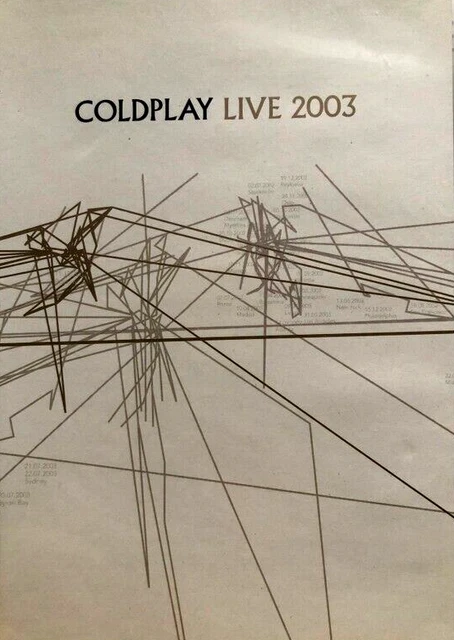 COLDPLAY - LIVE Concert 2003 Deluxe DVD + CD (2 DISC) + BOOKLET ...