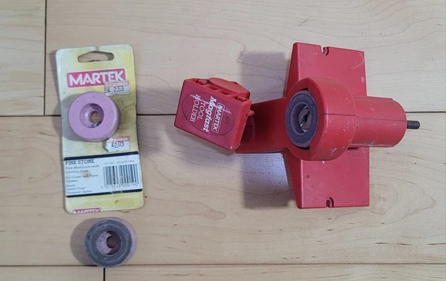 NOS MARTEK CHISEL and Plane Blade Sharpener With Two Spare Stones ...