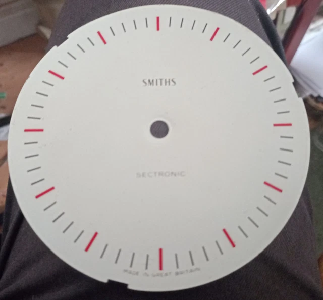 SMITHS SECTRONIC CLOCK Face 12cm Diameter £1.13 - PicClick UK