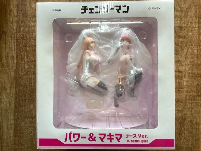 CHAINSAW MAN FIGURE set Power & Makima Nurse Ver. 1/7 Scale FuRyu F NEX ...