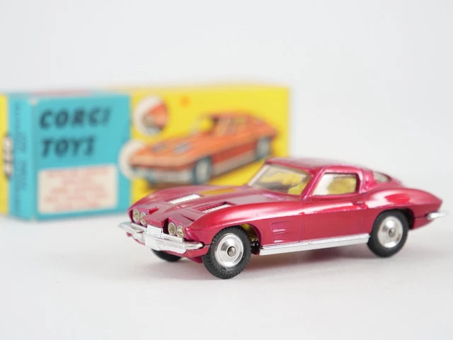 CORGI N° 310 Chevrolet Corvette Stingray en boîte 1/43 EUR 119,00 ...