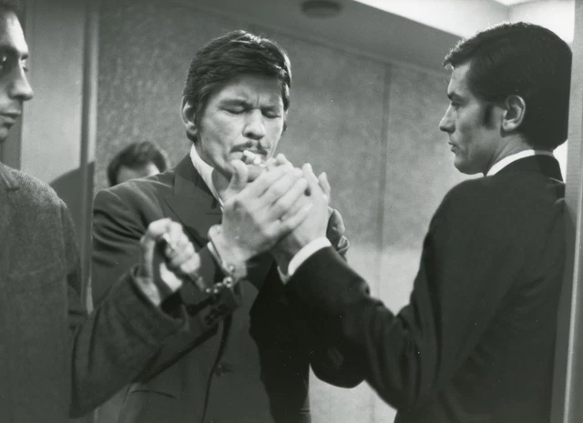 CHARLES BRONSON ALAIN Delon "Adieu L'ami" Jean Herman Photo De Presse ...