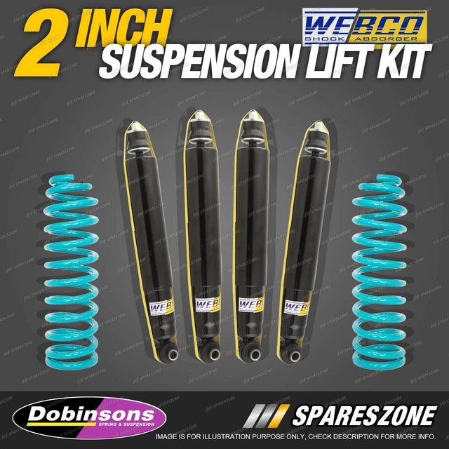 2 INCH EASY Lift Kit Shocks Dobinsons Coil for Mitsubishi Pajero NH NJ ...