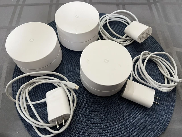 GOOGLE WIFI MESH Router (AC1200) - 3 pack - White $50.00 - PicClick