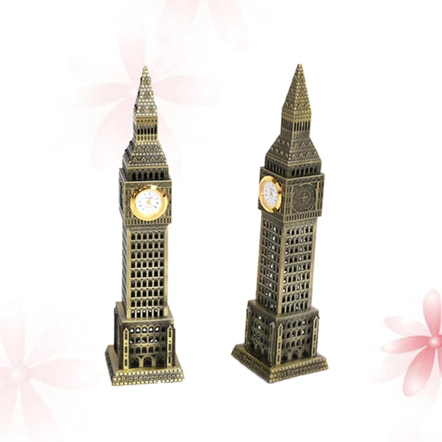 TINY ARCHITECTURE MODEL Big Ben Clock Tower Statue Big Ben Miniature ...