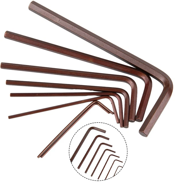 PRECISION WORK MADE Easy 8pcs Small Hex Key Wrench 07 4mm for Component ...