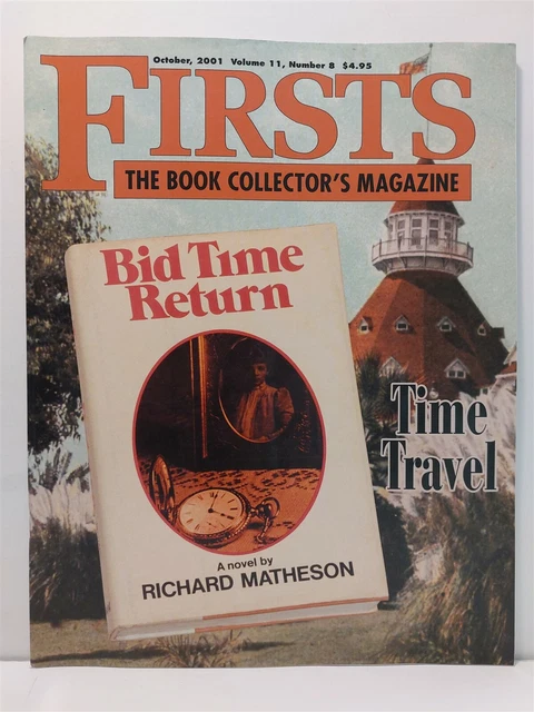 FIRSTS MAGAZINE COLLECTING Modern First Editions 2001 October - Time ...