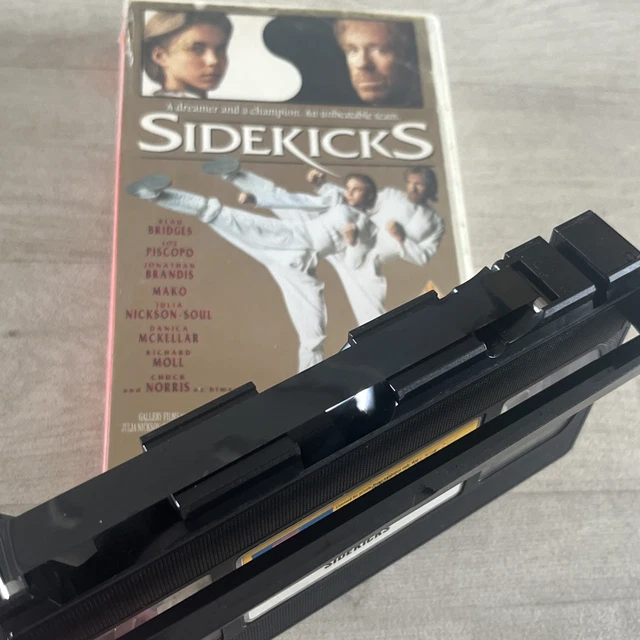 SIDEKICKS VHS BIG box video cassette tape Chuck Norris film movie VCR ...