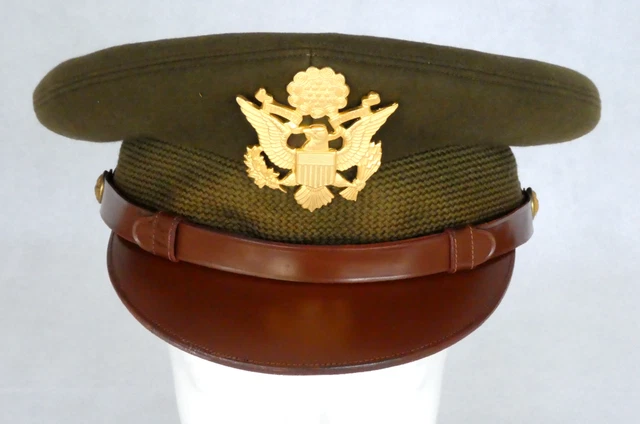 ORIGINAL WWII US Army Officers Service Cap Hat USAAF £149.00 - PicClick UK