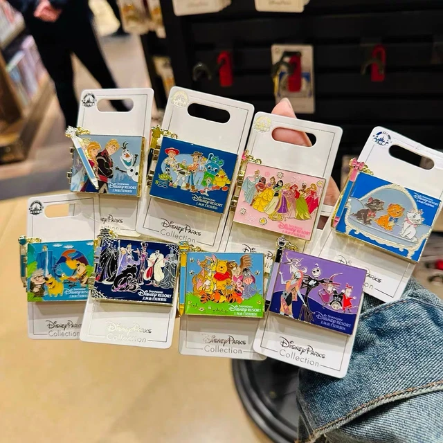 AUTHENTIC SHANGHAI DISNEY Pin Mickey Princess Signature Autograph Badge ...