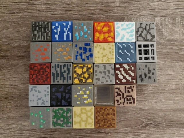 MATTEL MINECRAFT PERIODIC Table of Elements Blocks Complete Set of 27 £ ...