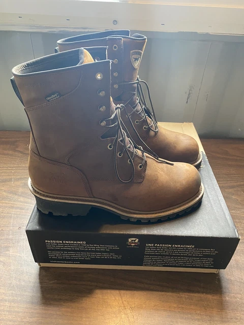 RED WING IRISH Setter Men's Mesabi Waterproof Logger Boot, Size 14 E2 ...