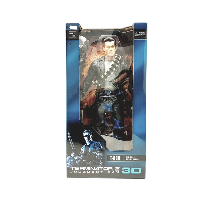FIGURINE DE ACTION Neca Terminator 2 T-800 3D Echelle 1/4 45cm ...