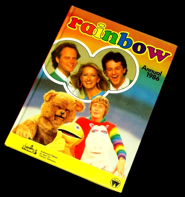 RAINBOW ANNUAL 1986 1st/First hb children's tv zippy bungle £14.95 ...