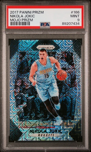 NIKOLA JOKIC 2017 Panini Prizm MOJO #166 /25 PSA 9 MINT MVP Denver Nuggets POP 2 EUR 336,33 ...