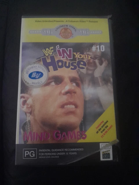 WWE WWF IN Your House 96 #10 Wrestling Vhs Video $20.00 - PicClick AU