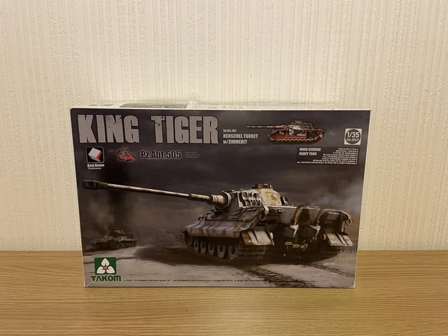 TAKOM KÖNIGSTIGER SD.KFZ.182 Henschel Turm mit Zimmerit Pz.Abt.505 ...