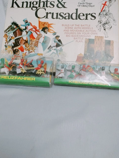 TIMPO BOXED KNIGHTS and crusaders castle plus two boxed swoppets 1960s ...