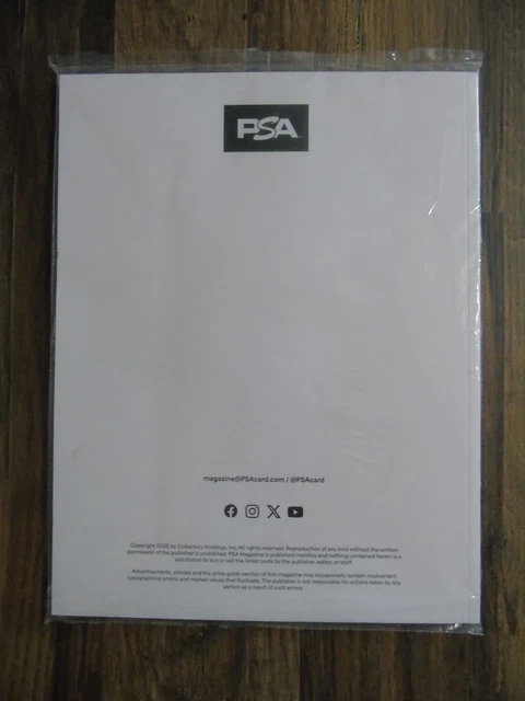 NEW 2025 JULY PSA Magazine Trading Guide Ichiro Suzuki Cover Sealed $4. ...