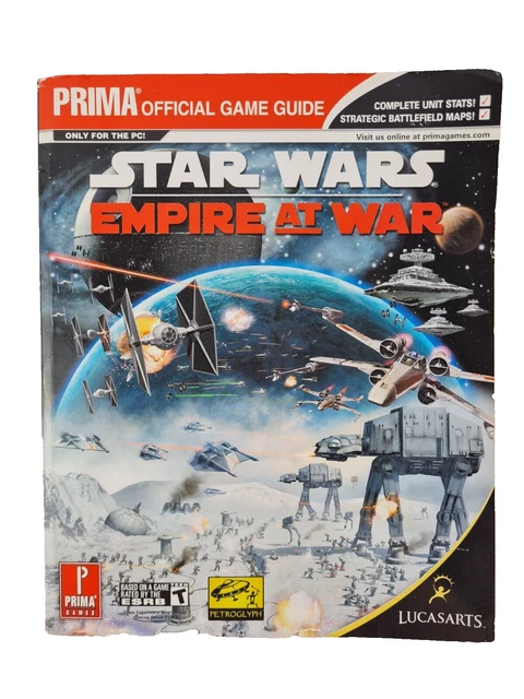 STAR WARS: EMPIRE at War Official Prima Game Strategy Guide book Used ...