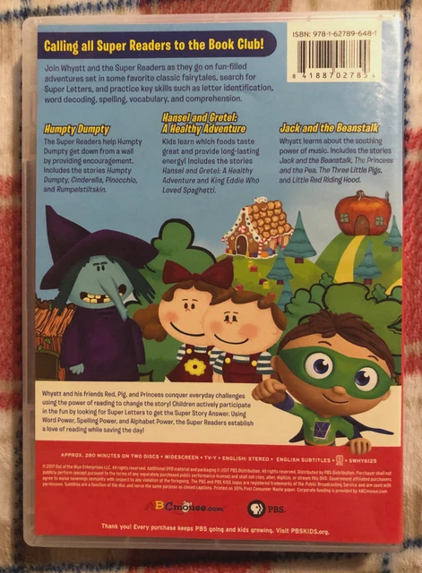 SUPER WHY TRIPLE FEATURE Humpty Dumpty/Hansel & Gretel/Jack & the ...