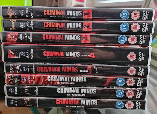 CRIMINAL MINDS DVD Complete Seasons 1 - 8 Box Sets NEAR MINT -B15 £19. ...