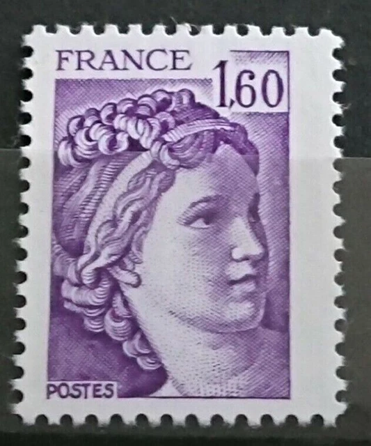 FRANCE - TIMBRE N° 2060A Sabine de Gandon - Neuf** (1,60F) GOMME ...