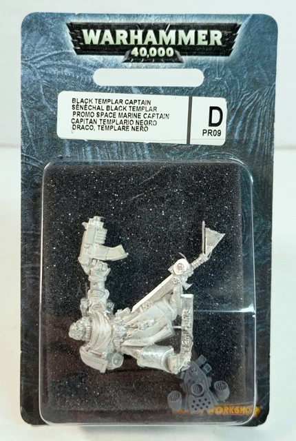 WARHAMMER 40K BLACK Templar "Captain Draco" Pr09 Metal Citadel ...