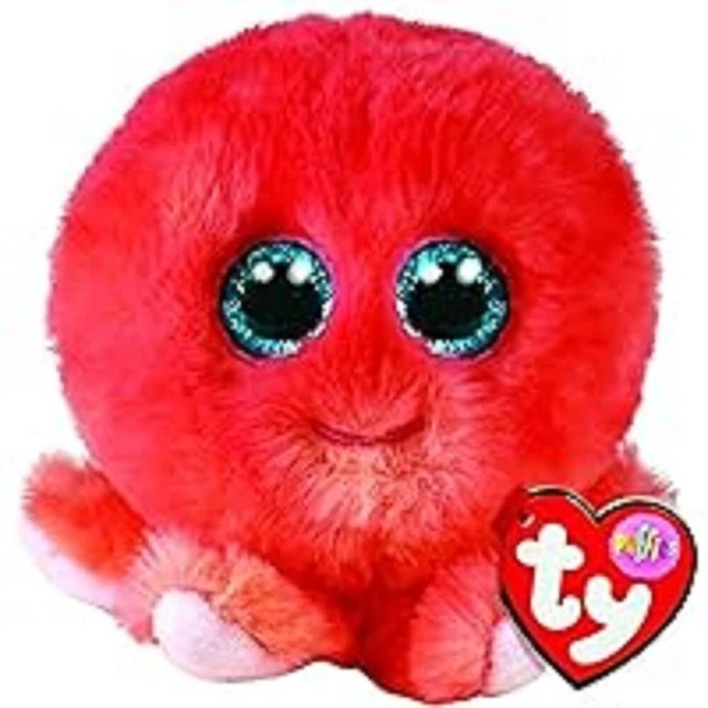 TY - TEENY Puffies Krake Sheldon - 10 cm, 2009131, Red Sheldon Oktop ...