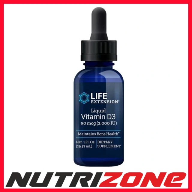 LIFE EXTENSION LIQUID Vitamin D3 50mcg - 29 ml £24.84 - PicClick UK