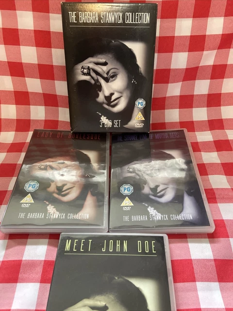 THE BARBARA STANWYCK Collection DVD 3 Disc Box Set 2008 Black & White ...