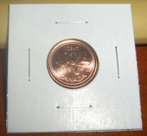 CANADA 1999P PROOFLIKE Penny One 1 Cent P From Test Token Set 1999 p ...