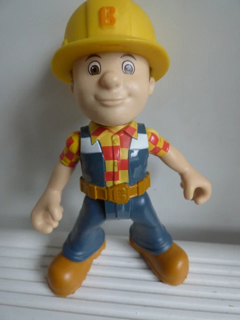 MATTEL MODERN STYLE 'Bob The Builder' Toy Figure 5" 2015 £9.99 ...