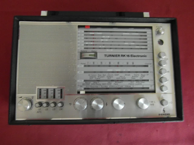 SIEMENS TURNIER RK 16 Electronik Weltempfänger mit Funktion ...