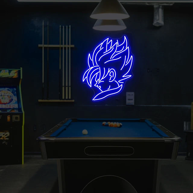 DRAGON BALL Z Goku Neon Sign Lamp Anime LED Flex Night Light Wall Art ...