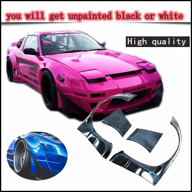 FRP ROCKET RB Wide-Body Aero Style Front Over Fender Flares For 180Sx ...