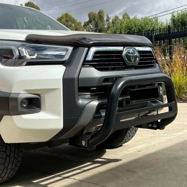 GLOSS BLACK NUDGE Bar Fits Toyota Hilux Revo N80 2015 - 2022 EUR 215,38 ...