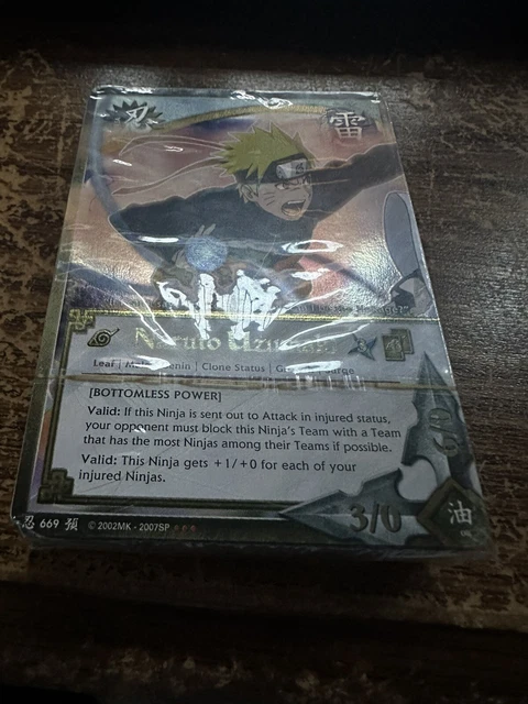 PACK SCELLÉ NARUTO 2002 DECK CCG NEUF Naruto Uzumaki visible ! Gem MT ...