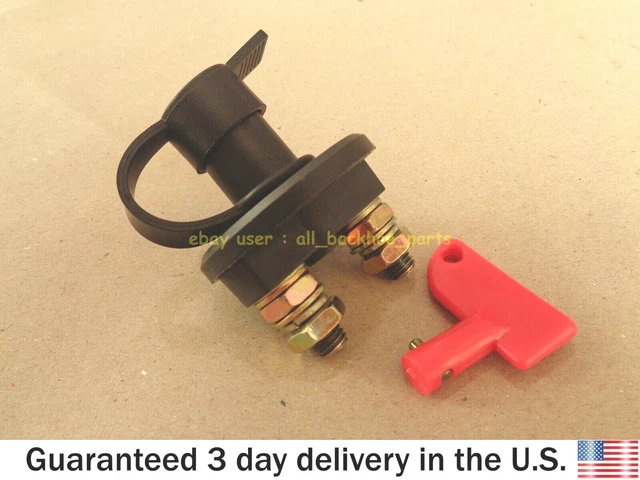 JCB BACKHOE - Battery Isolator Switch With Key (Part No. 701/20800) $51 ...