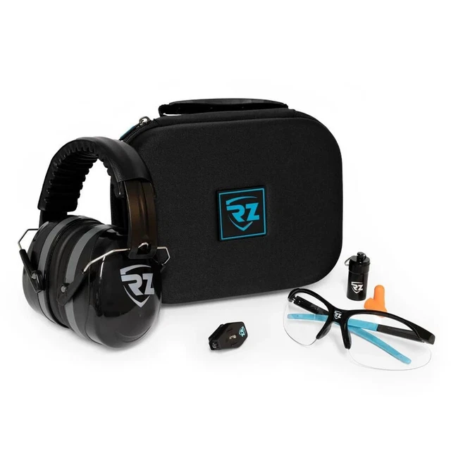 RZ M2 AIR Filtration Mask Safety Kit Goggles Ear Protection LED Light ...