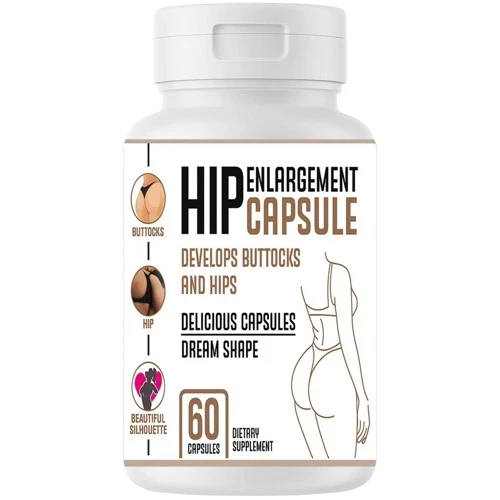 HIP ENLARGEMENT SUPPLEMENT Capsules with Herbal And Vitamin Blend | 60 ...